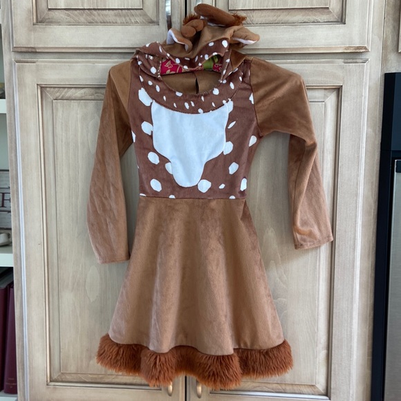 Spirit | Costumes | Spirit Costume Fawn Dress Girls Sz S | Poshmark